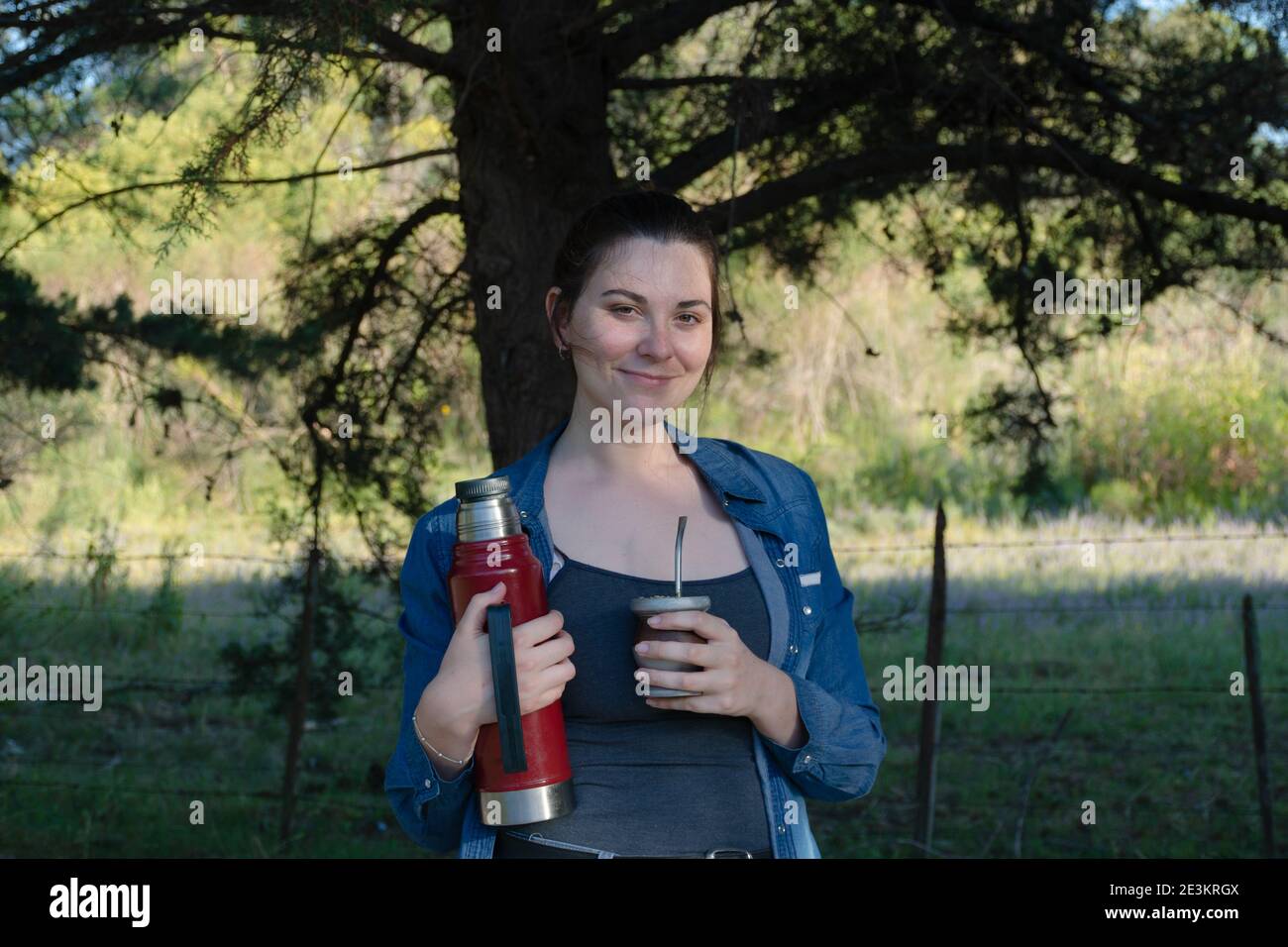 Drinking mate (yerba mate) in uruguay hi-res stock photography and ...