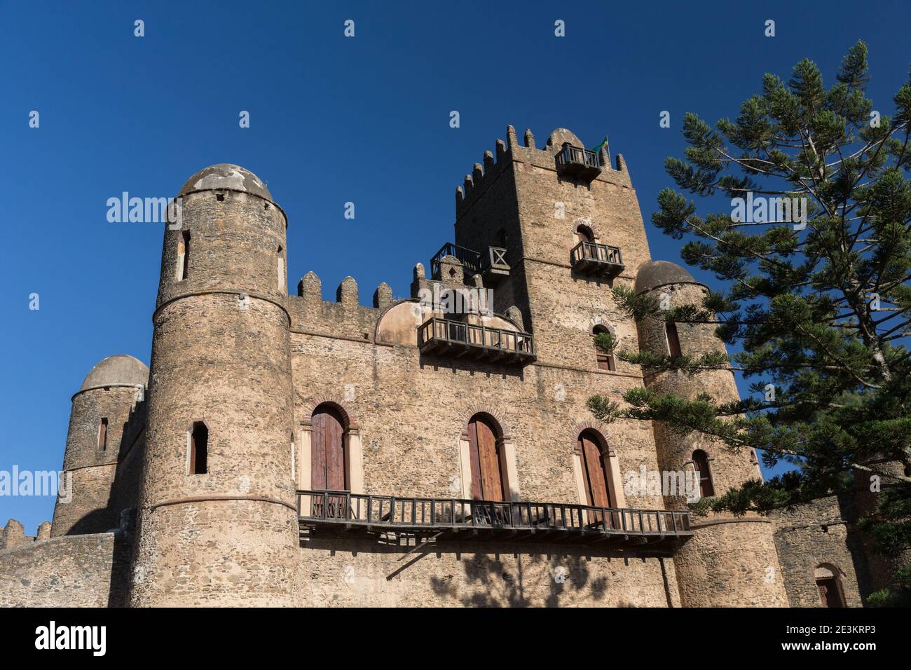 Gondar, Ethiopia - The Fasilidas Palace, or Fasilidas Castle was ...