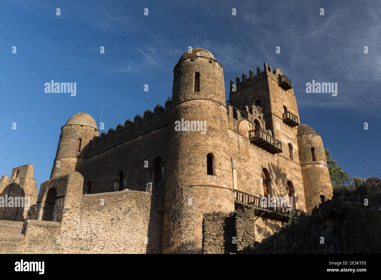 Gondar, Ethiopia - The Fasilidas Palace, or Fasilidas Castle was ...