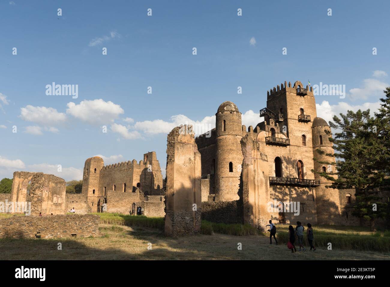 Gondar, Ethiopia - The Fasilidas Palace, or Fasilidas Castle was ...