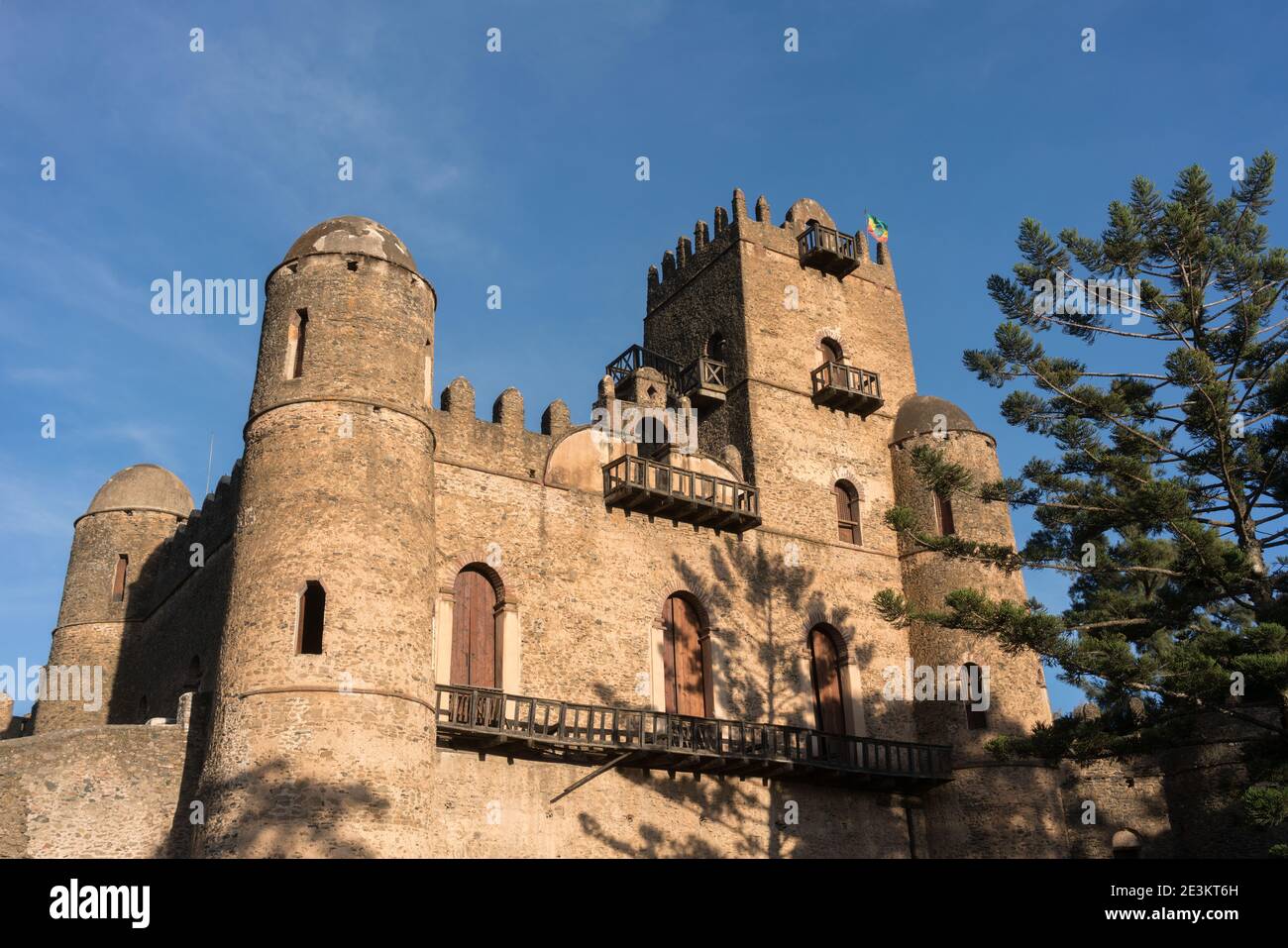Gondar, Ethiopia - The Fasilidas Palace, or Fasilidas Castle was ...