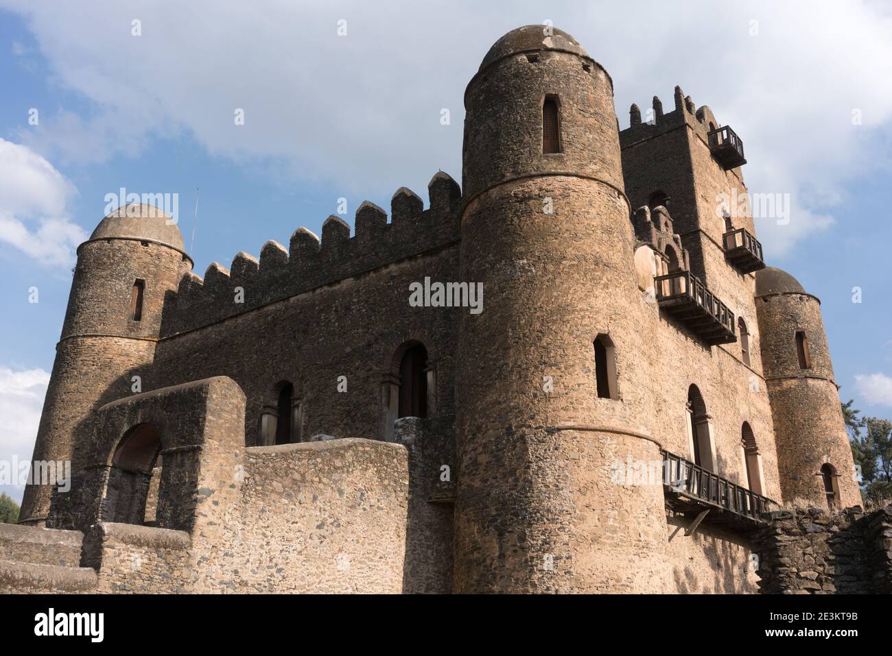 Gondar, Ethiopia - The Fasilidas Palace, or Fasilidas Castle was ...