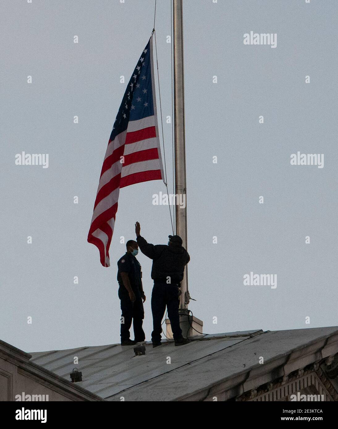 2021 inauguration flag hi-res stock photography and images - Alamy