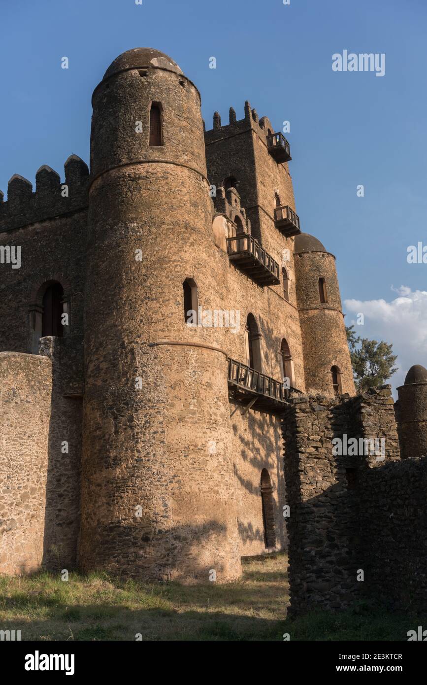 Gondar, Ethiopia - The Fasilidas Palace, or Fasilidas Castle was ...