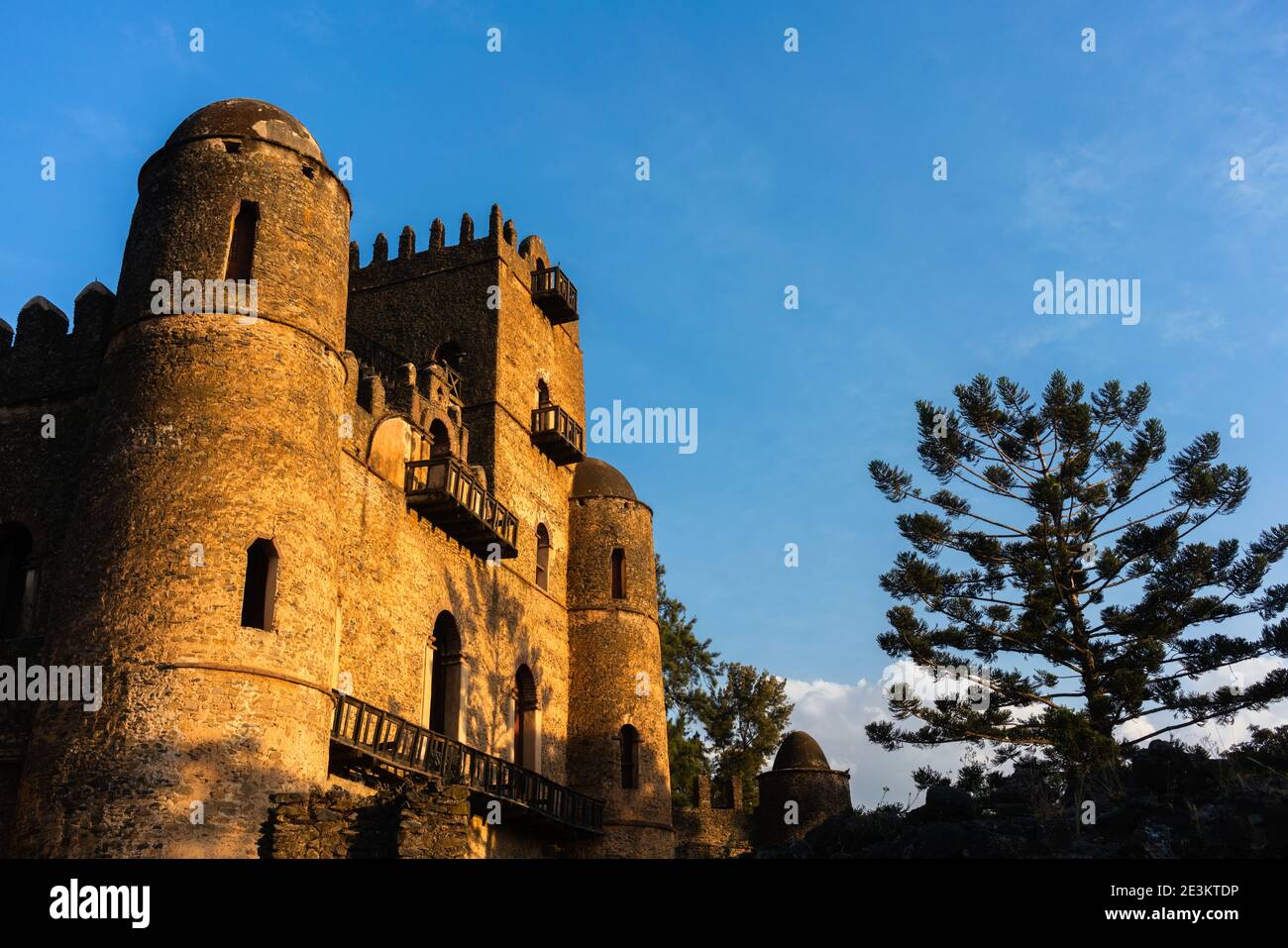 Gondar, Ethiopia - The Fasilidas Palace, or Fasilidas Castle was ...