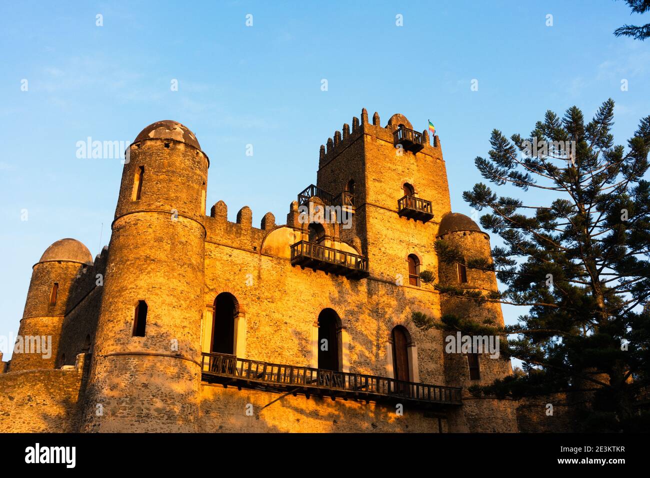 Gondar, Ethiopia - The Fasilidas Palace, or Fasilidas Castle was ...