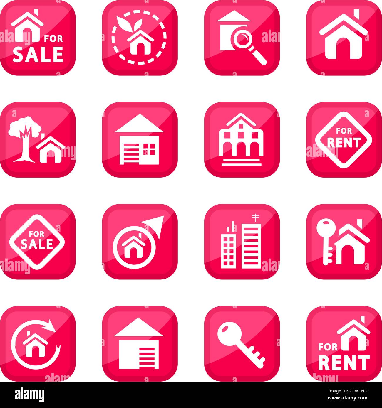 Building Icon Set for web and mobile. All elements are grouped Stock ...