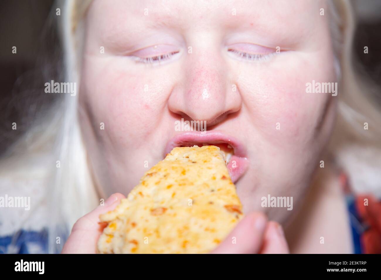 Female mouth cheese hi-res stock photography and images - Alamy