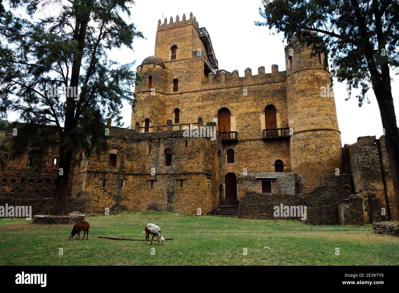 The majestic stone towers of Fasiledes castle, dubbed the Camelot of ...