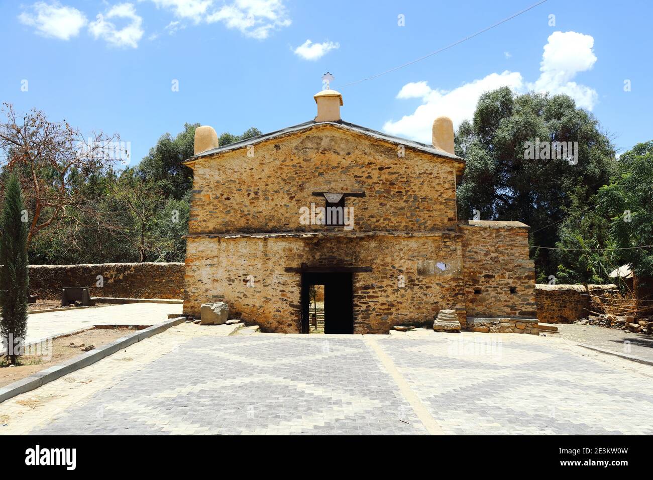 Part of the residence compound of Our Lady Mary of Zion church complex ...