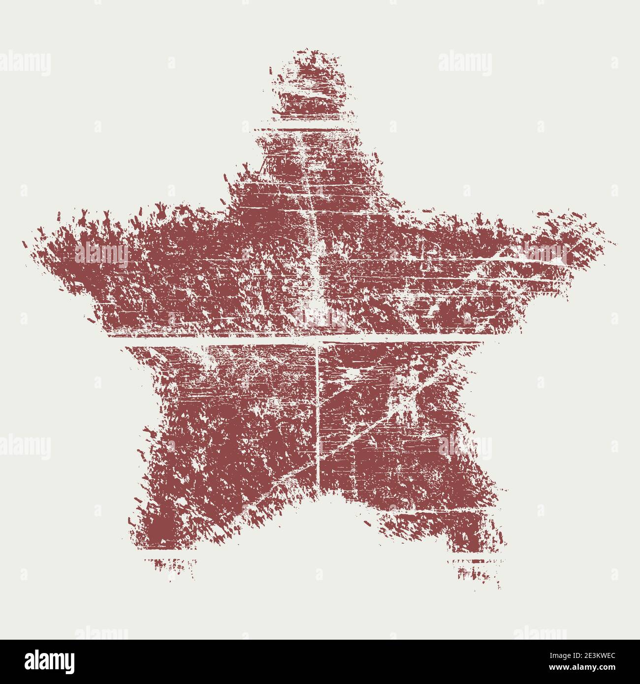 Bold Star Red wood Stock Vector Image & Art - Alamy