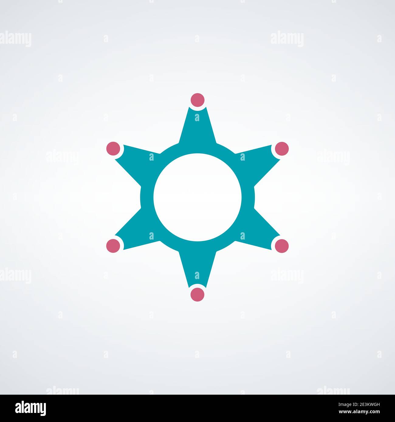 Design round logo element. Shape circle logo. Star logo. Stock vector ...