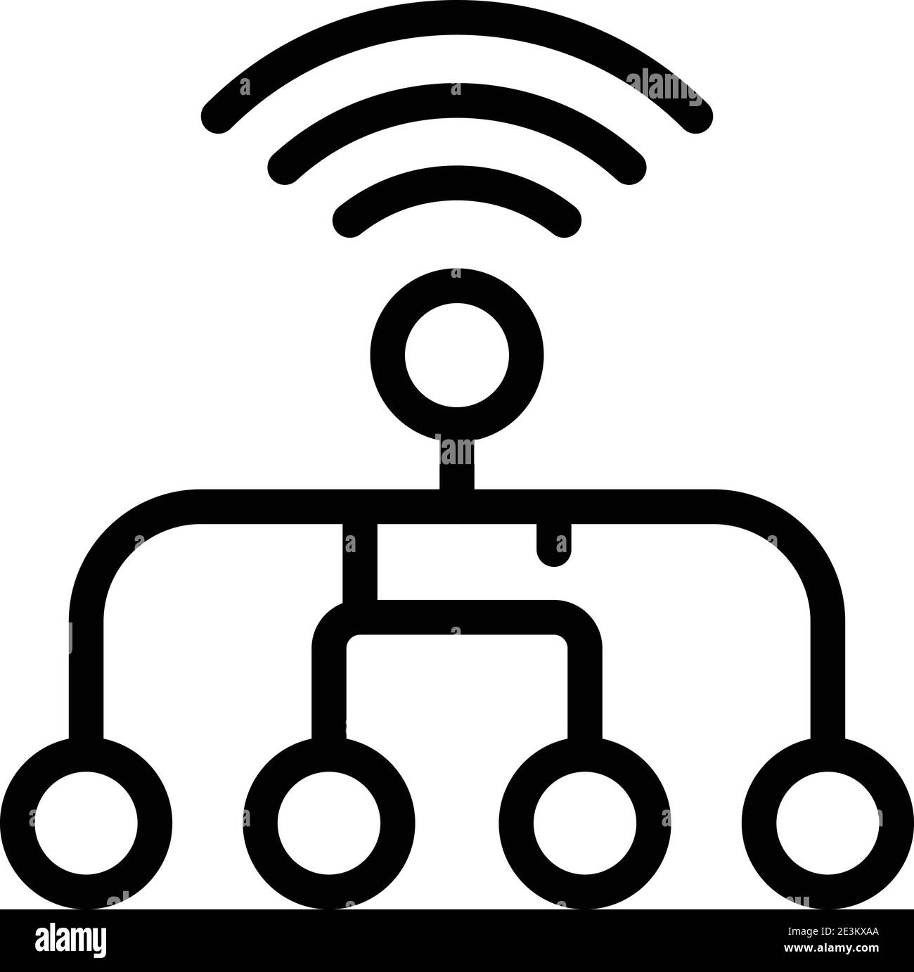Electric consumption icon. Outline electric consumption vector icon for ...