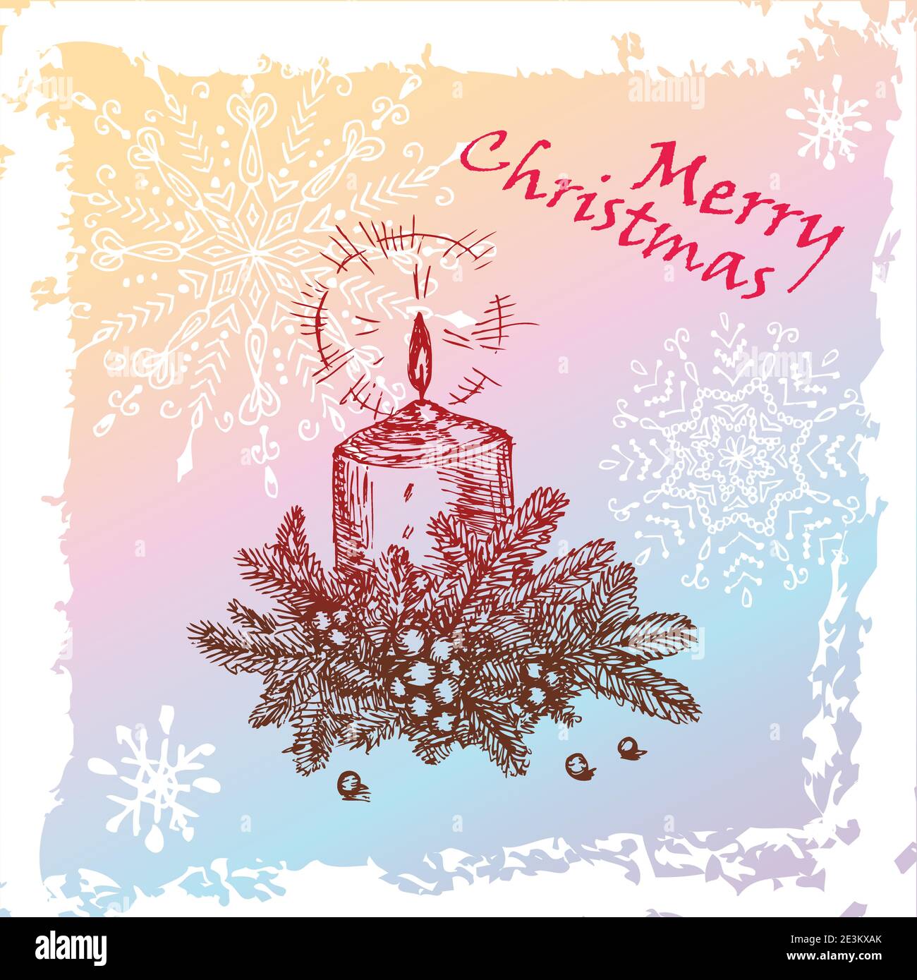 Candle vintage engraving hi-res stock photography and images - Alamy