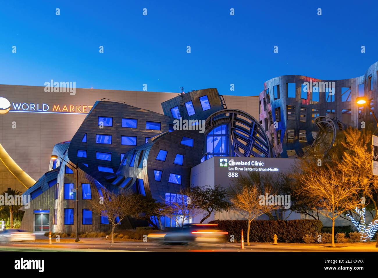 Las Vegas, JAN 8, 2021 - Night view of the Keep Memory Alive Event ...