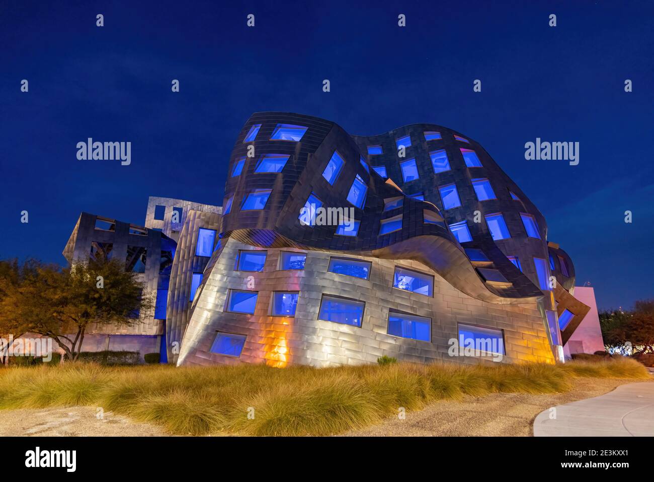 Las Vegas, JAN 8, 2021 - Night view of the Keep Memory Alive Event ...