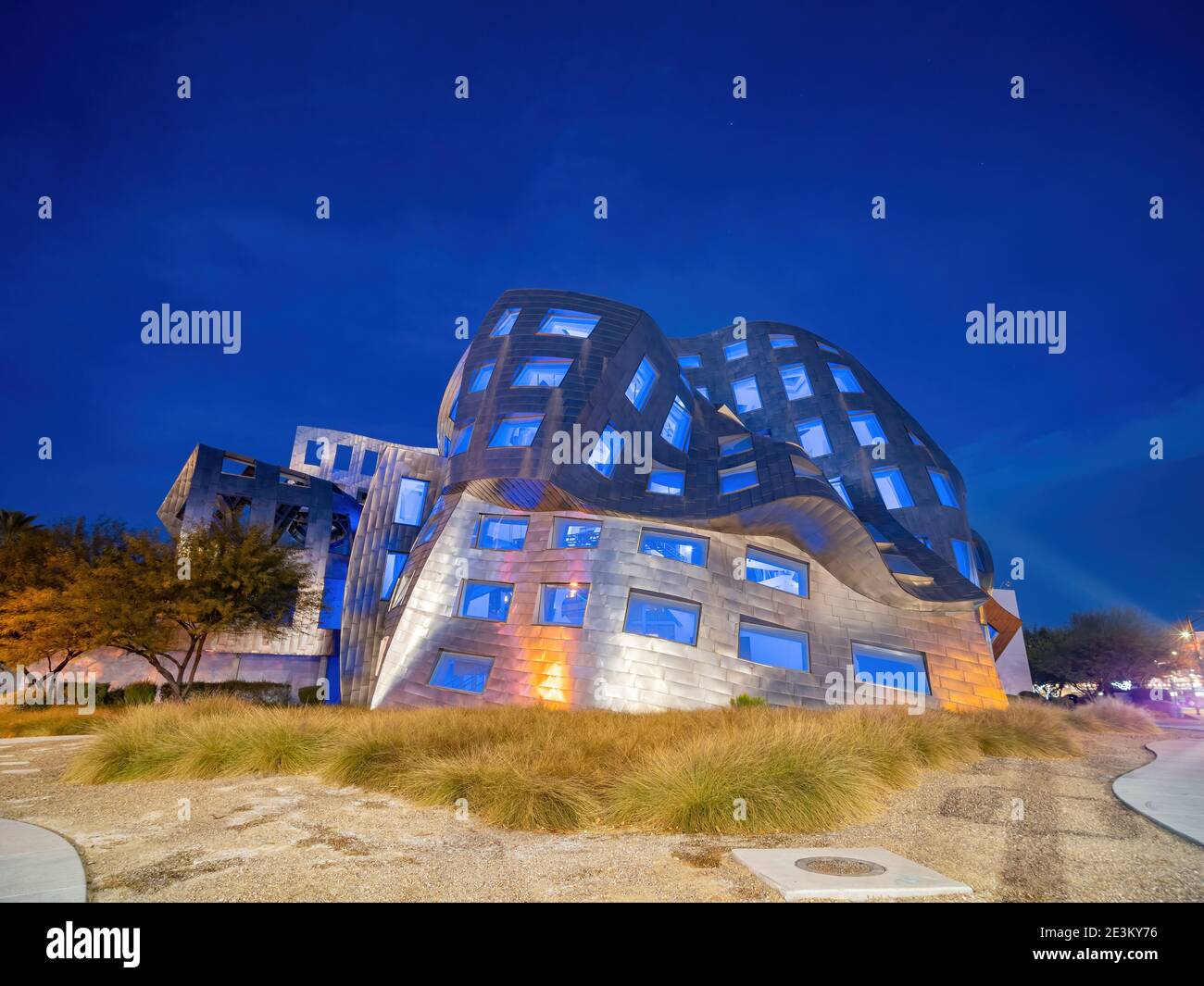 Las Vegas, JAN 8, 2021 - Night view of the Keep Memory Alive Event ...