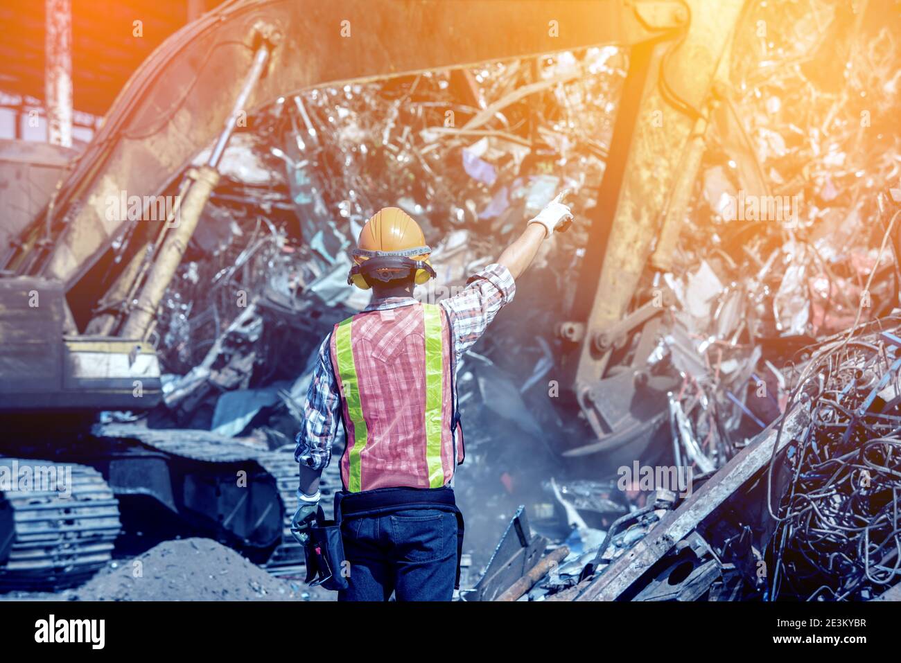 Professional Industrial Mechanical Engineer with Factory Worker while ...