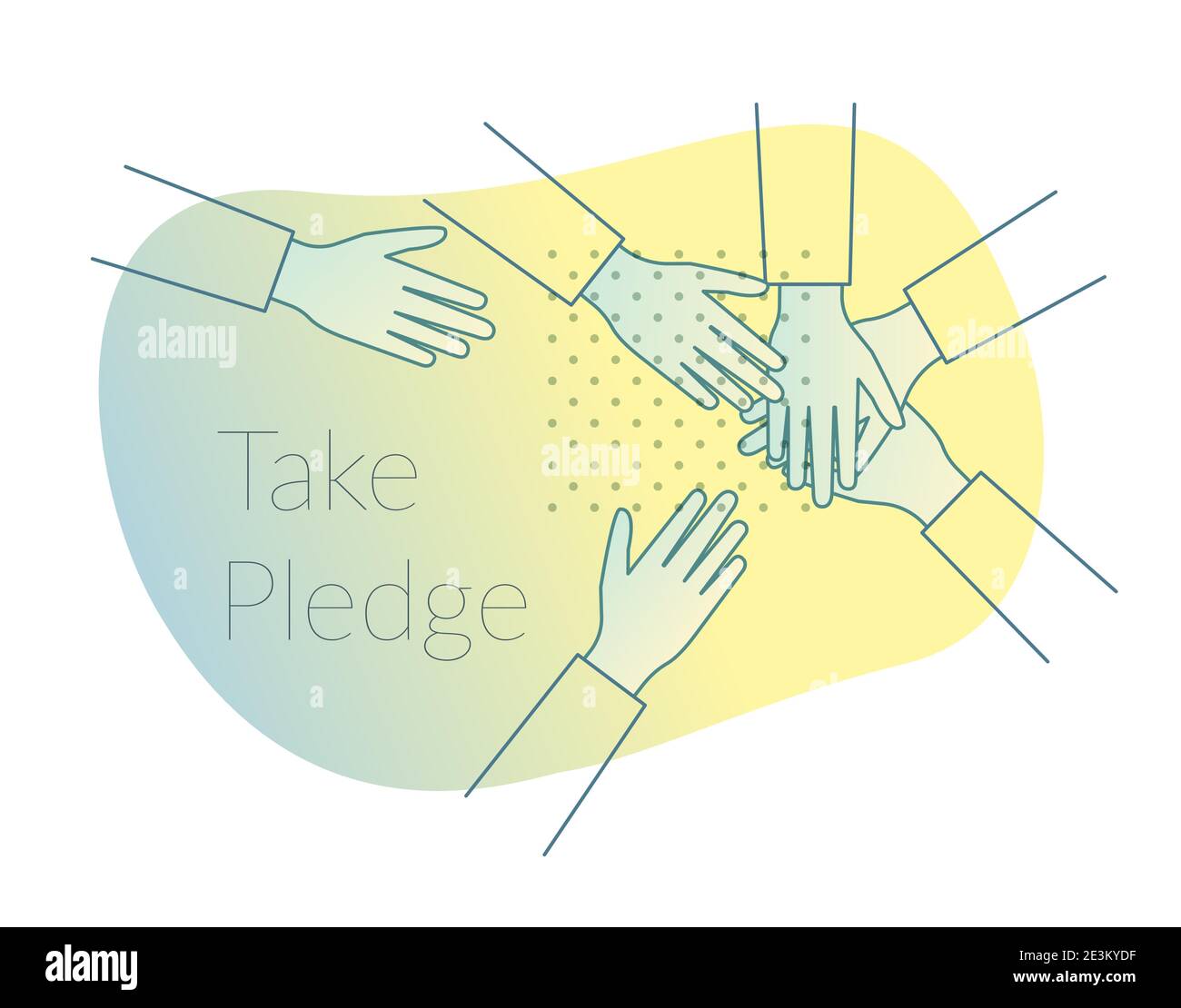 Join Movement Abstract Stock illustration as EPS 10 File Stock Vector ...