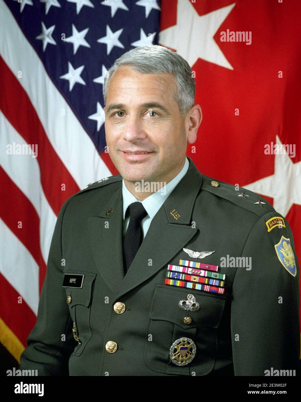 Major General Stephen T. Rippe (Uncovered Stock Photo - Alamy
