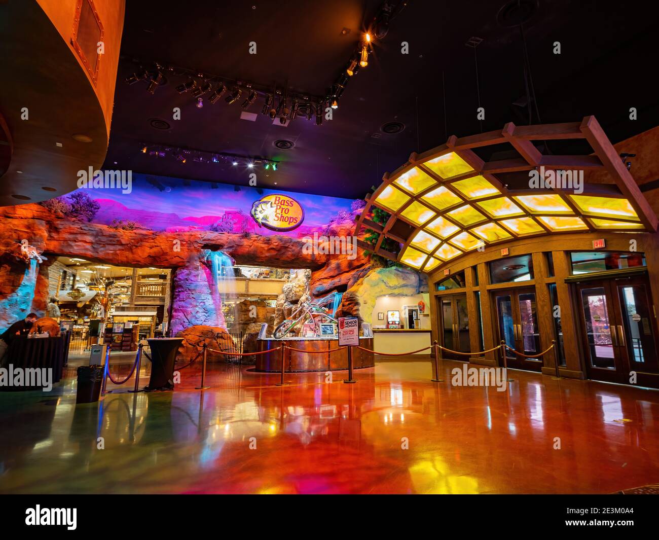 Las Vegas, JAN 8, 2021 - Interior view of the Silverton Casino Hotel ...