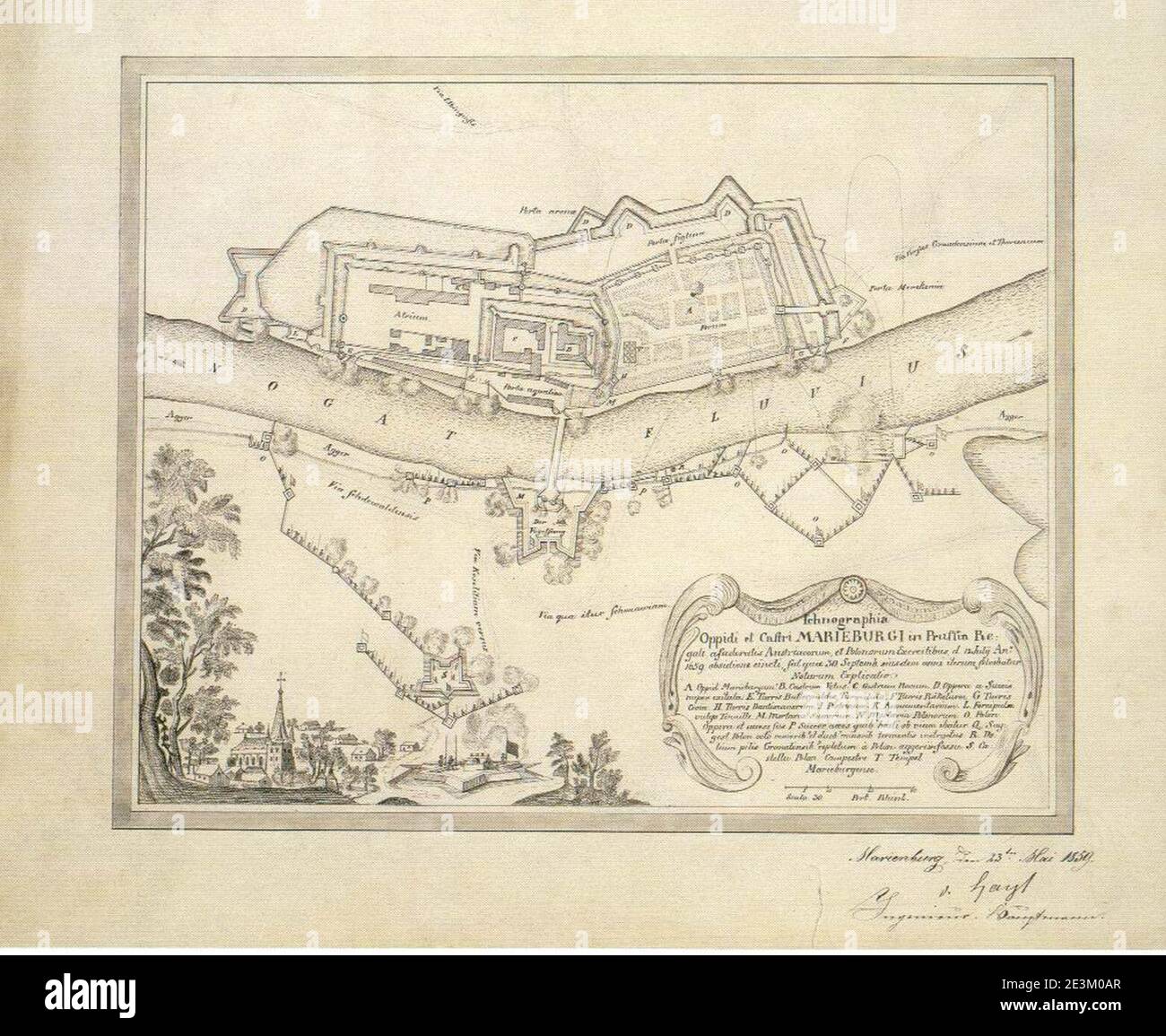 Malbork mapa hi-res stock photography and images - Alamy