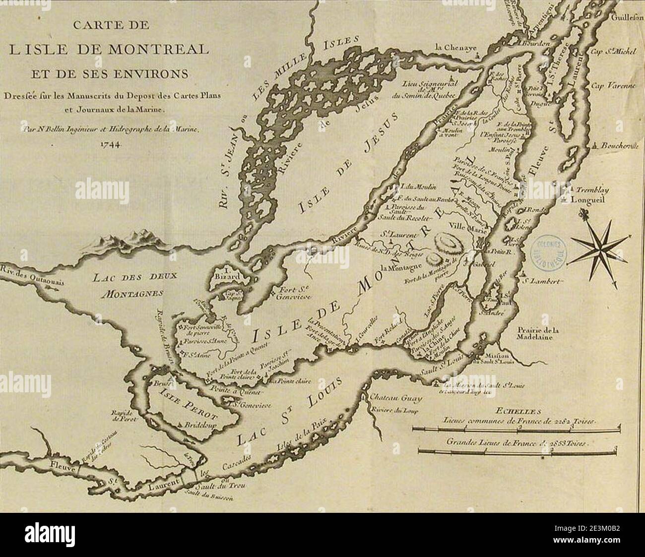 1744 map hi-res stock photography and images - Alamy