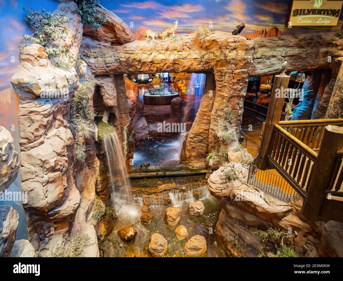 Las Vegas, JAN 8, 2021 - Interior view of the Bass Pro Shops Stock ...