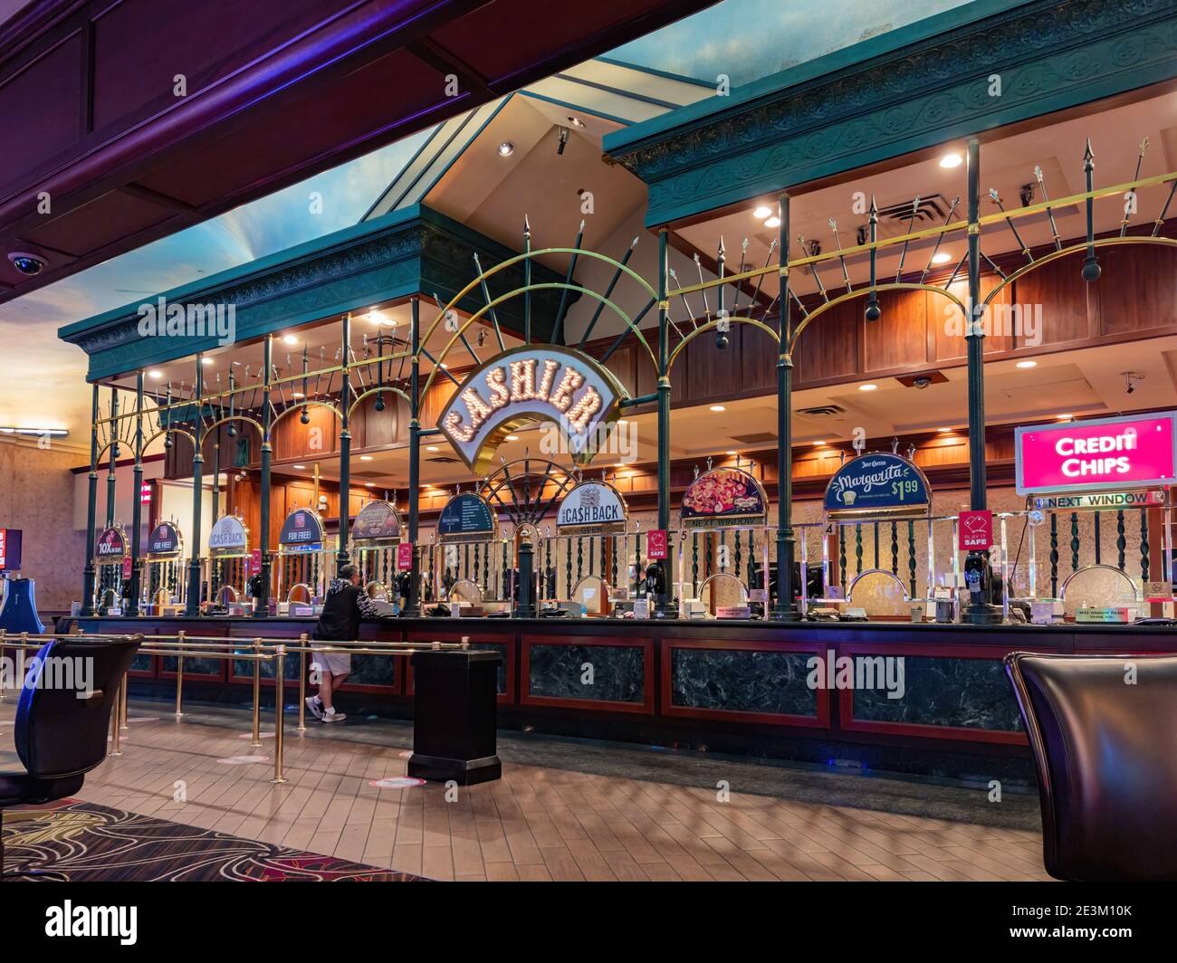 Las Vegas, JAN 14, 2021 - Interior view of the Boulder Station Hotel ...