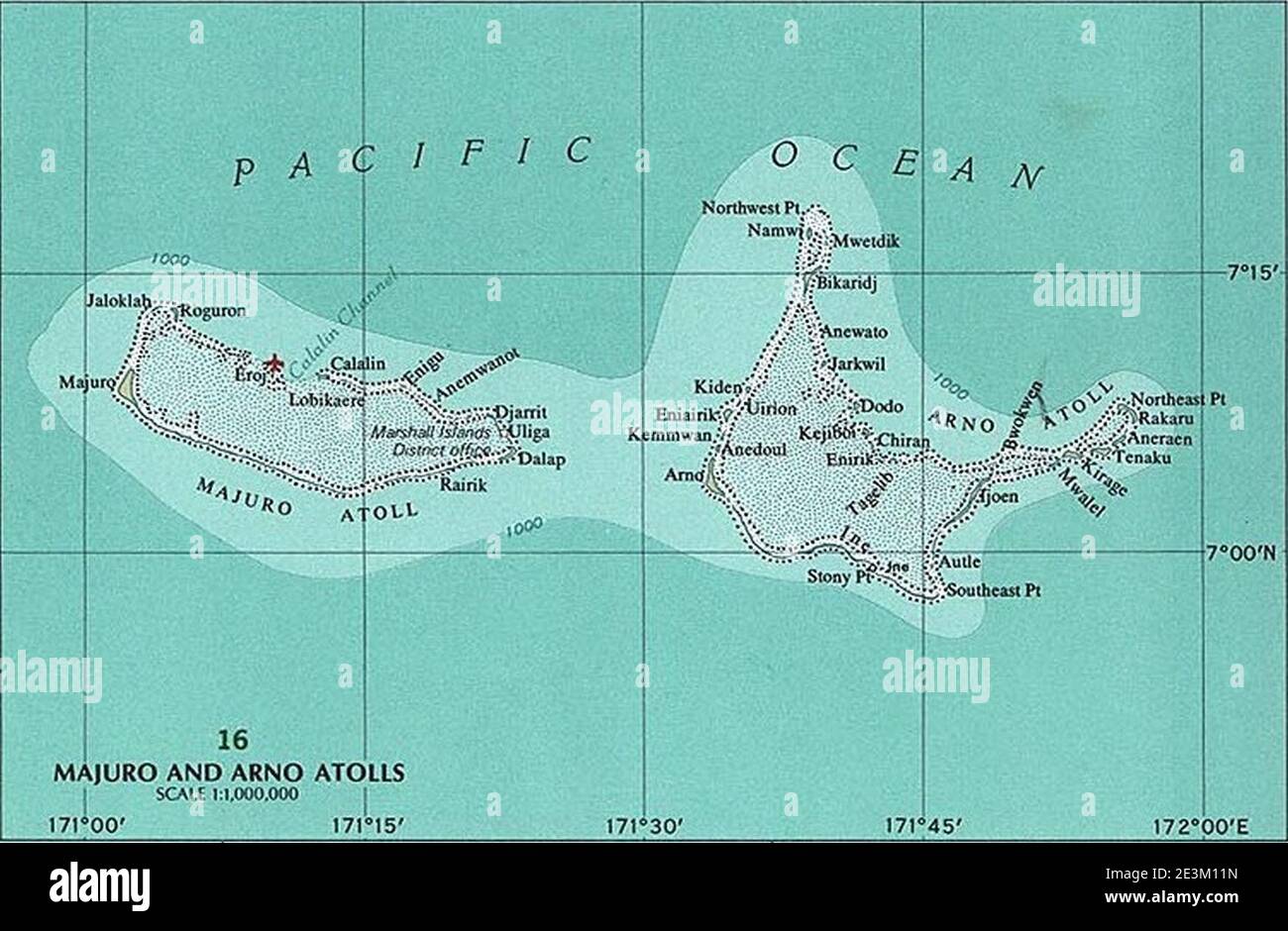 Majuro and Arno Atolls 2 Stock Photo - Alamy