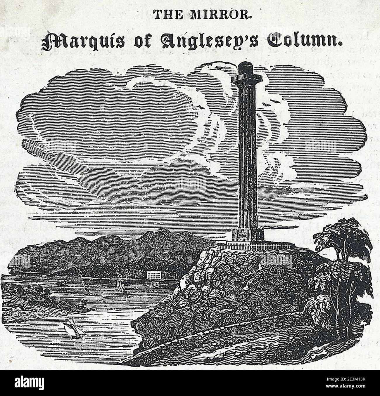 Marquis of Anglesey's column Stock Photo - Alamy