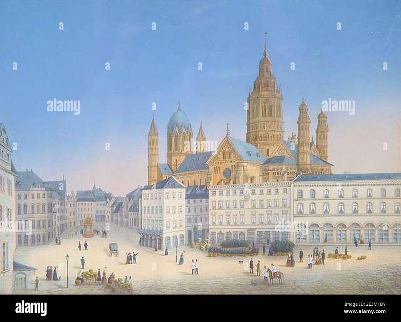 Mainzer Dom Ansicht Stock Photo - Alamy