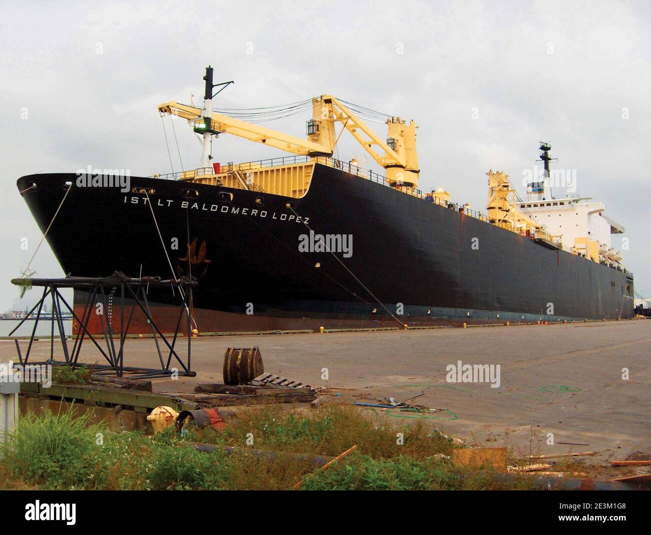 Maritime Prepositioning Ship USNS 1st Lt. Baldomero Lopez Stock Photo ...