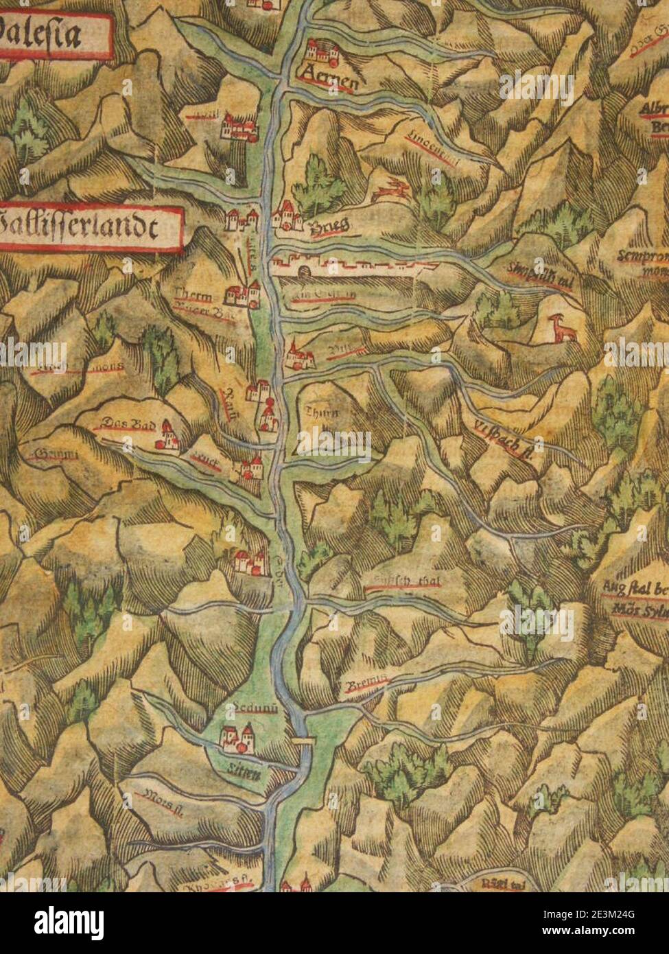Archival Switzerland Map High Resolution Stock Photography and Images ...
