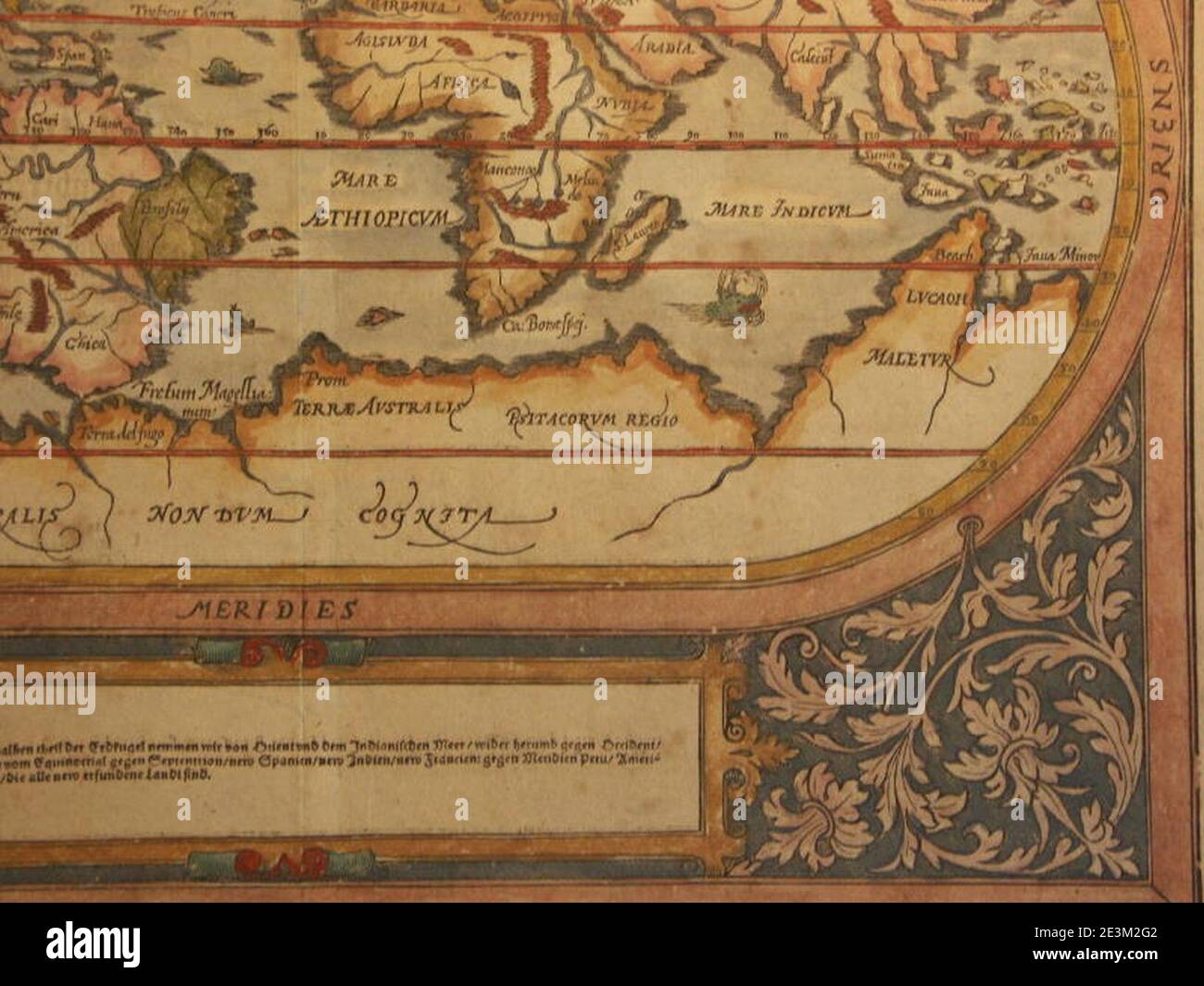 Map of the world South east (1580 Stock Photo - Alamy