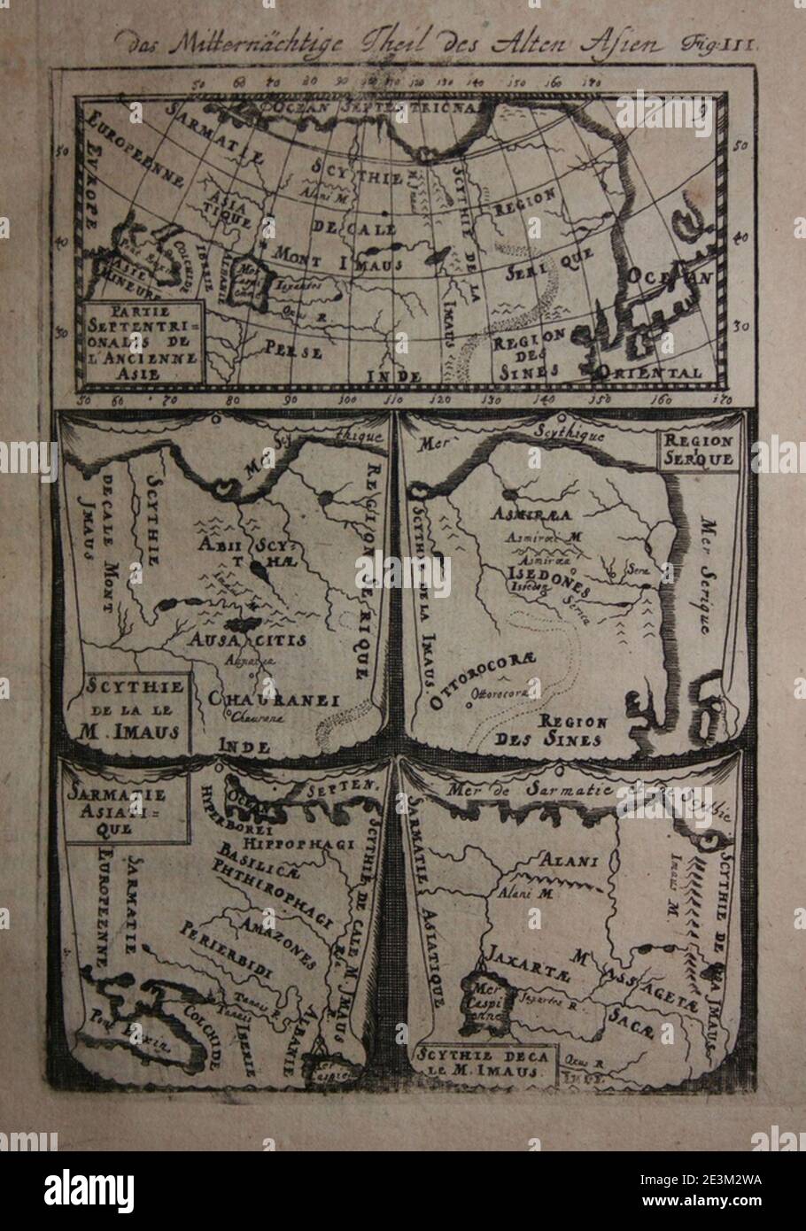 Historic map western asia hi-res stock photography and images - Alamy