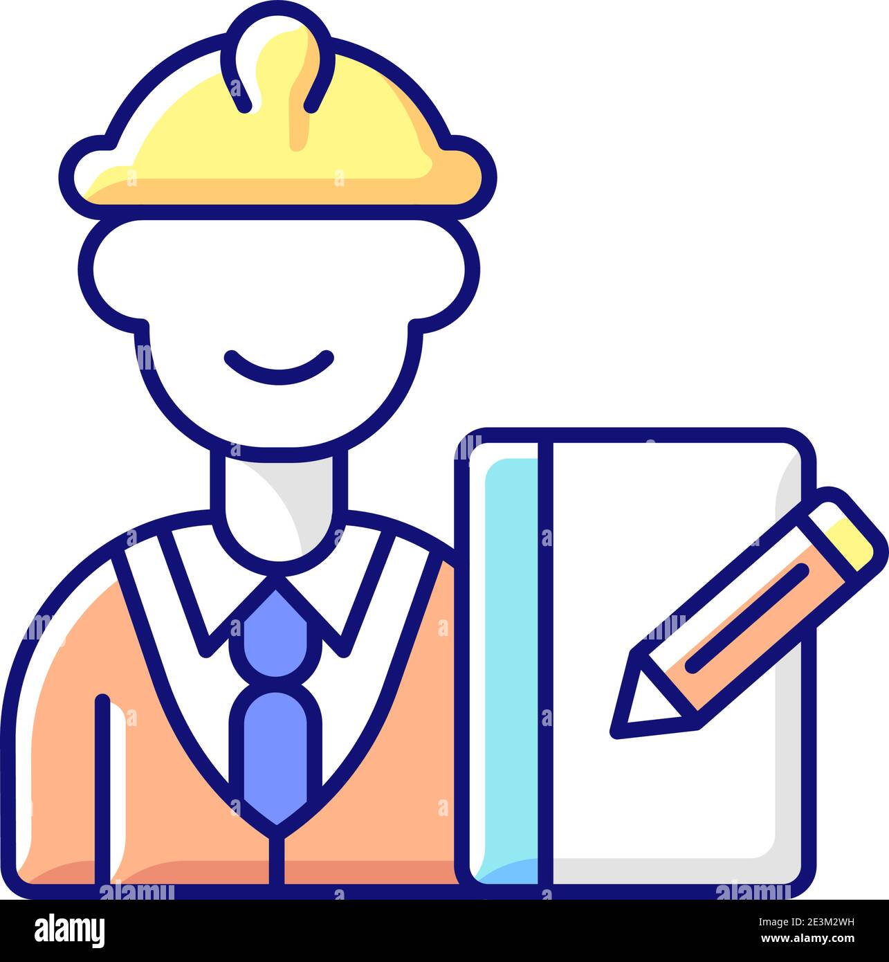 Supervisor RGB color icon Stock Vector Image & Art - Alamy