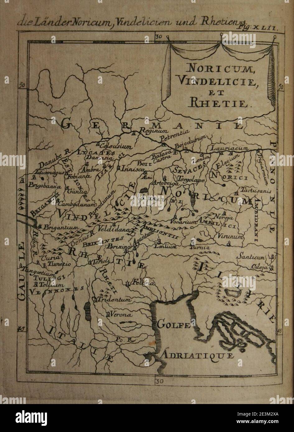 Map of ancient Illyria, 1685 Stock Photo - Alamy