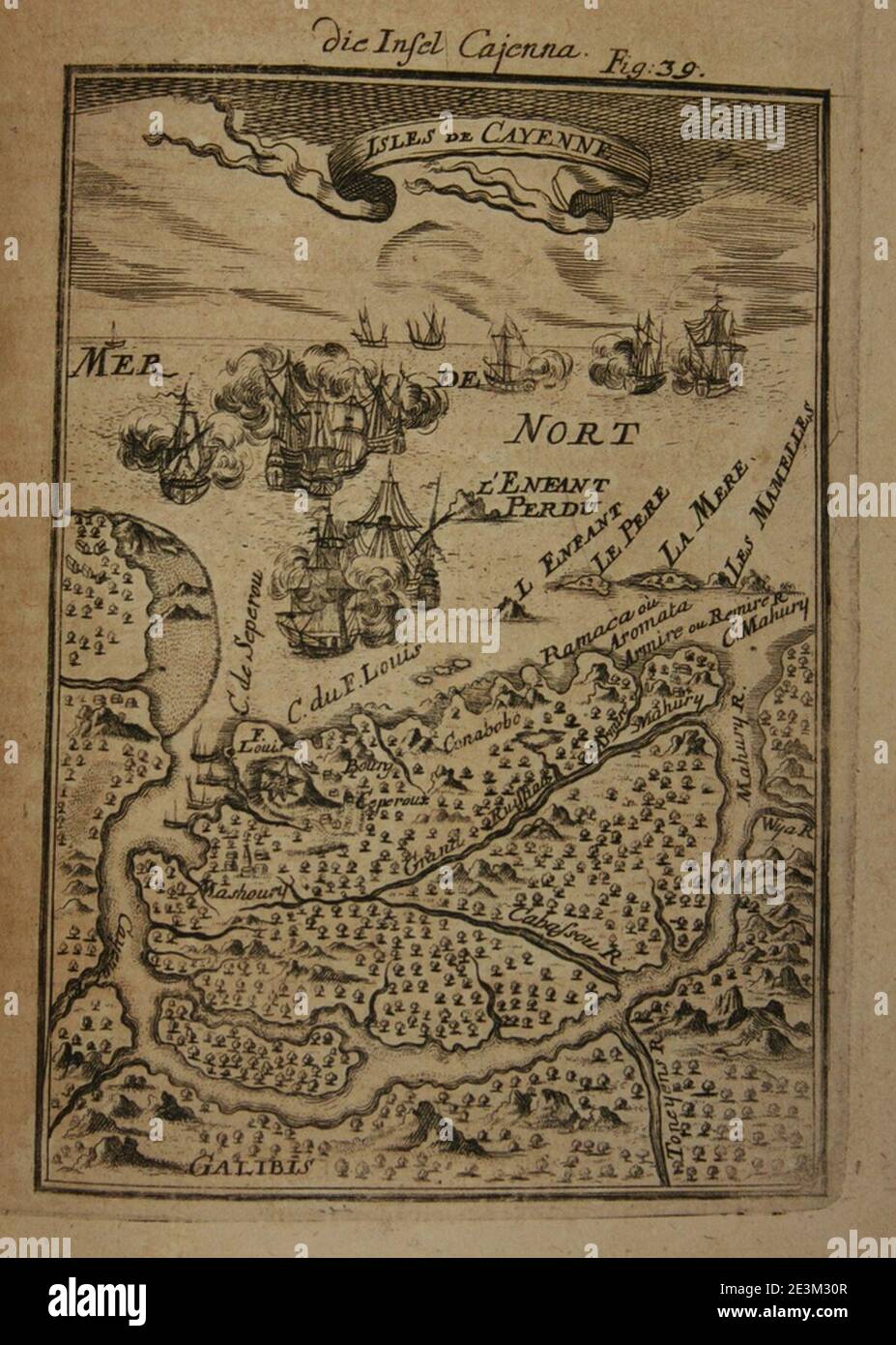 Historical guyana map hi-res stock photography and images - Alamy