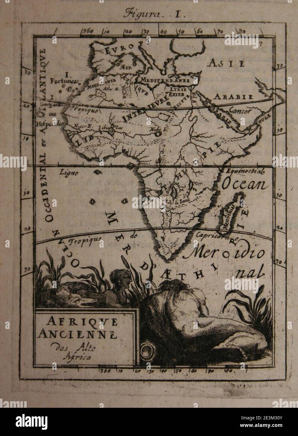 Map of ancient africa hi-res stock photography and images - Alamy