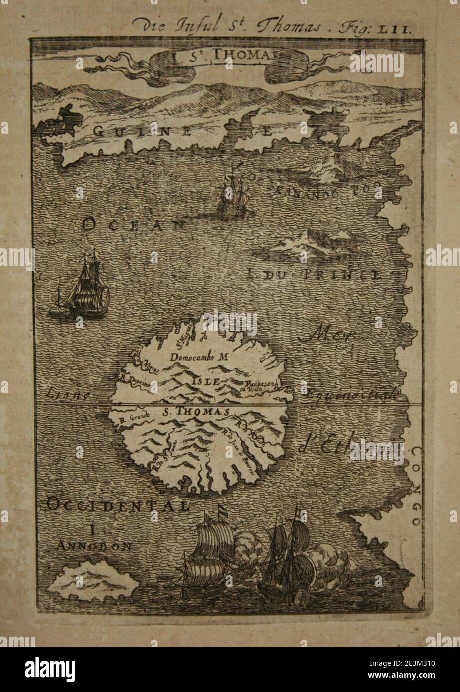 St thomas map hi-res stock photography and images - Alamy