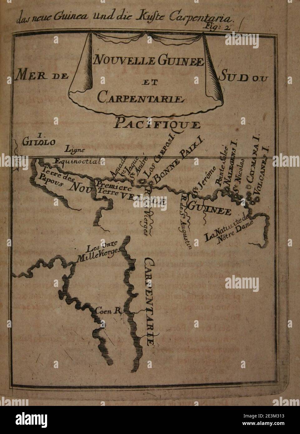 Map of New Guinea, 1685 Stock Photo - Alamy