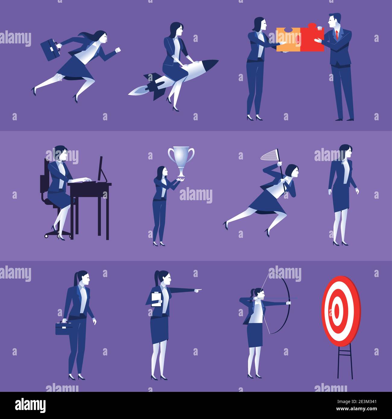 Eleven pieces Stock Vector Images - Alamy