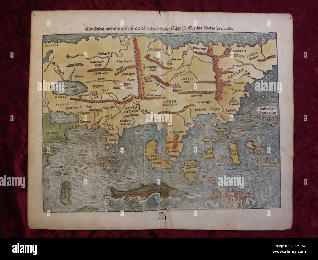 Map of Asia (1569 Stock Photo - Alamy