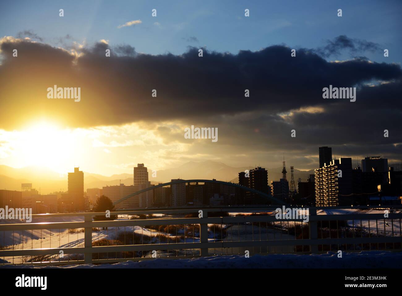 Sapporo at sunset hi-res stock photography and images - Alamy