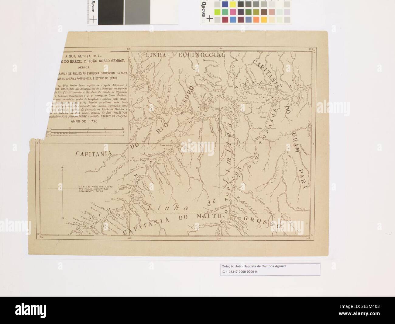 Mapa da Região do Rio Amazonas Stock Photo - Alamy