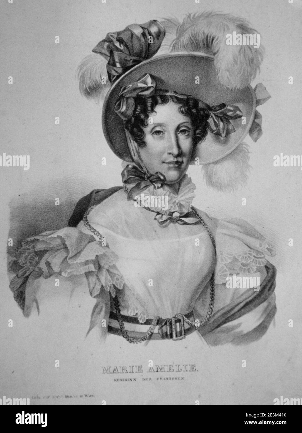 Maria Amalia von Neapel-Sizilien Litho 1 Stock Photo - Alamy