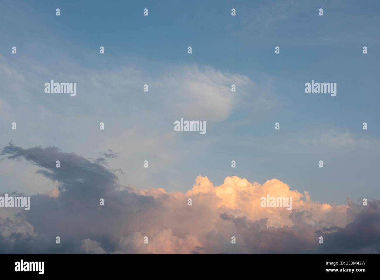 Sunset sky for background or sunrise sky and cloud at morning Stock ...
