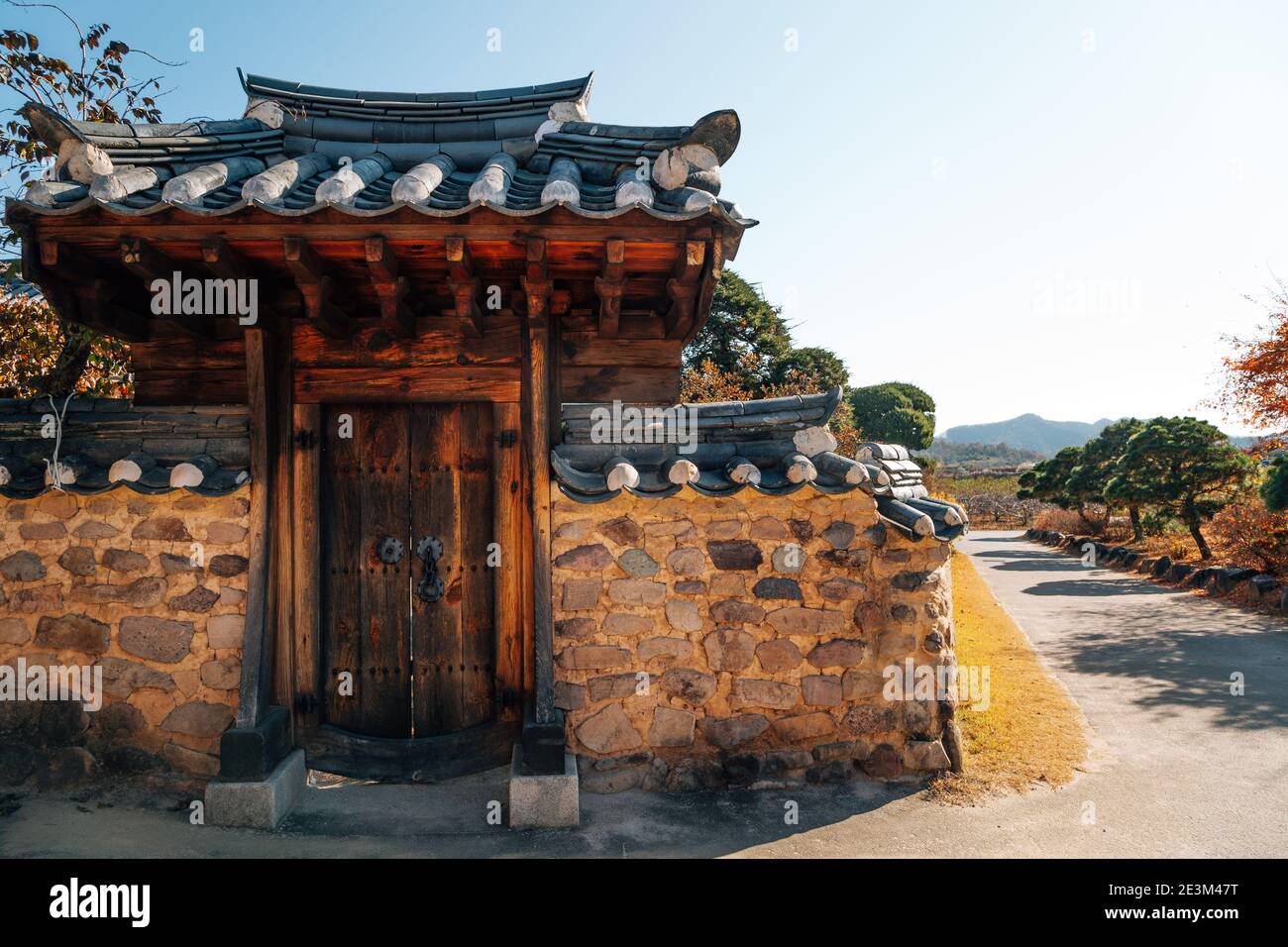 Andong Hahoe Folk Village in Andong, Korea Stock Photo - Alamy