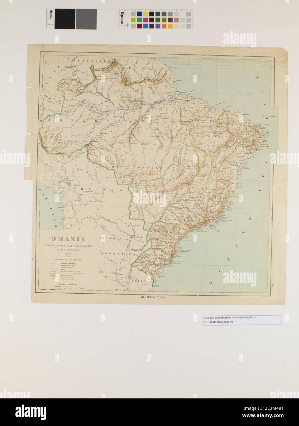 Mapa Geral do Brasil - Segundo os Mais Recentes Trabalhos por R ...